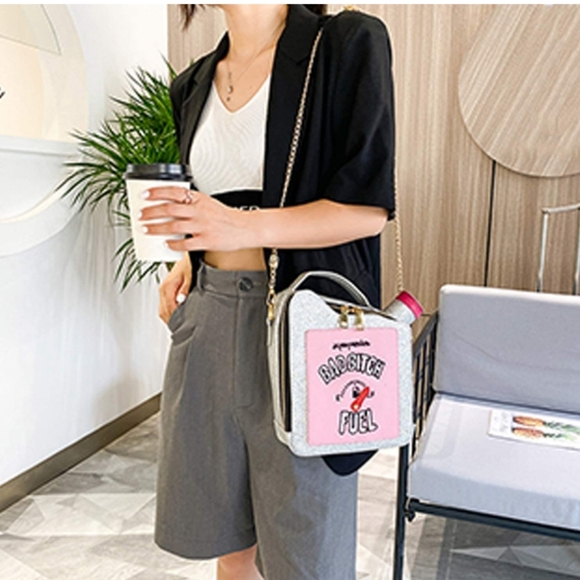 Bags | Gasoline Pu Leather Shoulder Bag | Poshmark